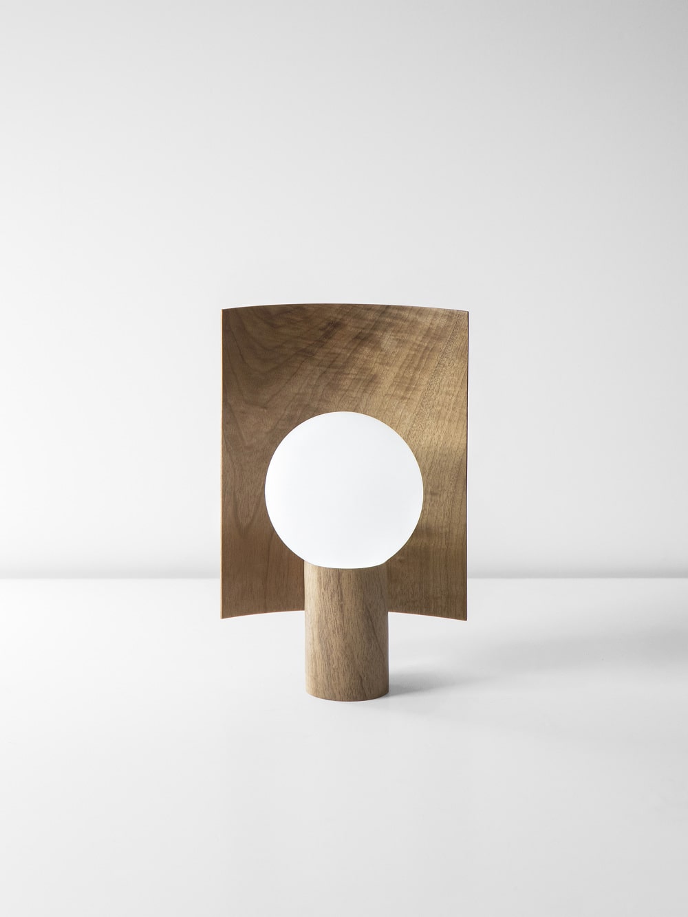Walnut Lamp Autumn designed by Ferreol Babin - Furniture & Lighting ...
