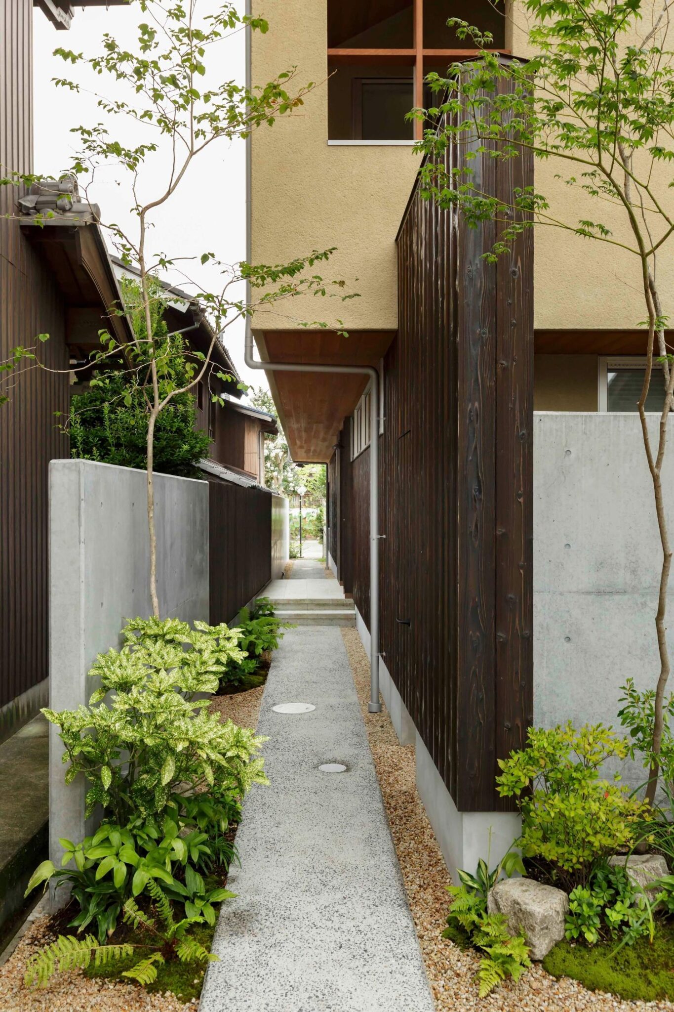Japanese House with Integrated Planted Trees by Hearth Architects ...